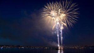 City Fireworks Desktop Theme for Windows 10 / 11