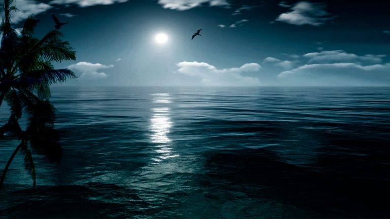 Night Ocean Desktop Theme for Windows 10 / 11