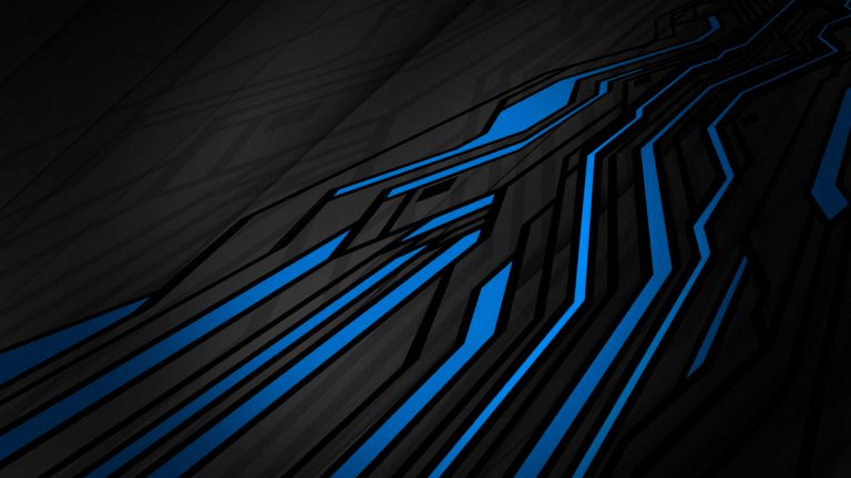 Abstract Black Desktop Theme for Windows 10