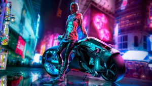 Cyberpunk Girl Theme for Windows 10