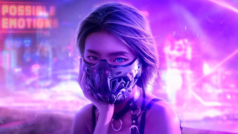Cyberpunk Girl Theme for Windows 10