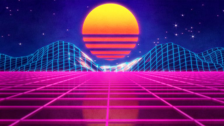 Retrowave Desktop Theme for Windows 10 / 11