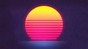 Retrowave Desktop Theme for Windows 10 / 11