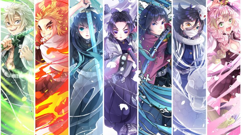 Demon Slayer: Kimetsu no Yaiba Desktop Theme for Windows 10 / 11