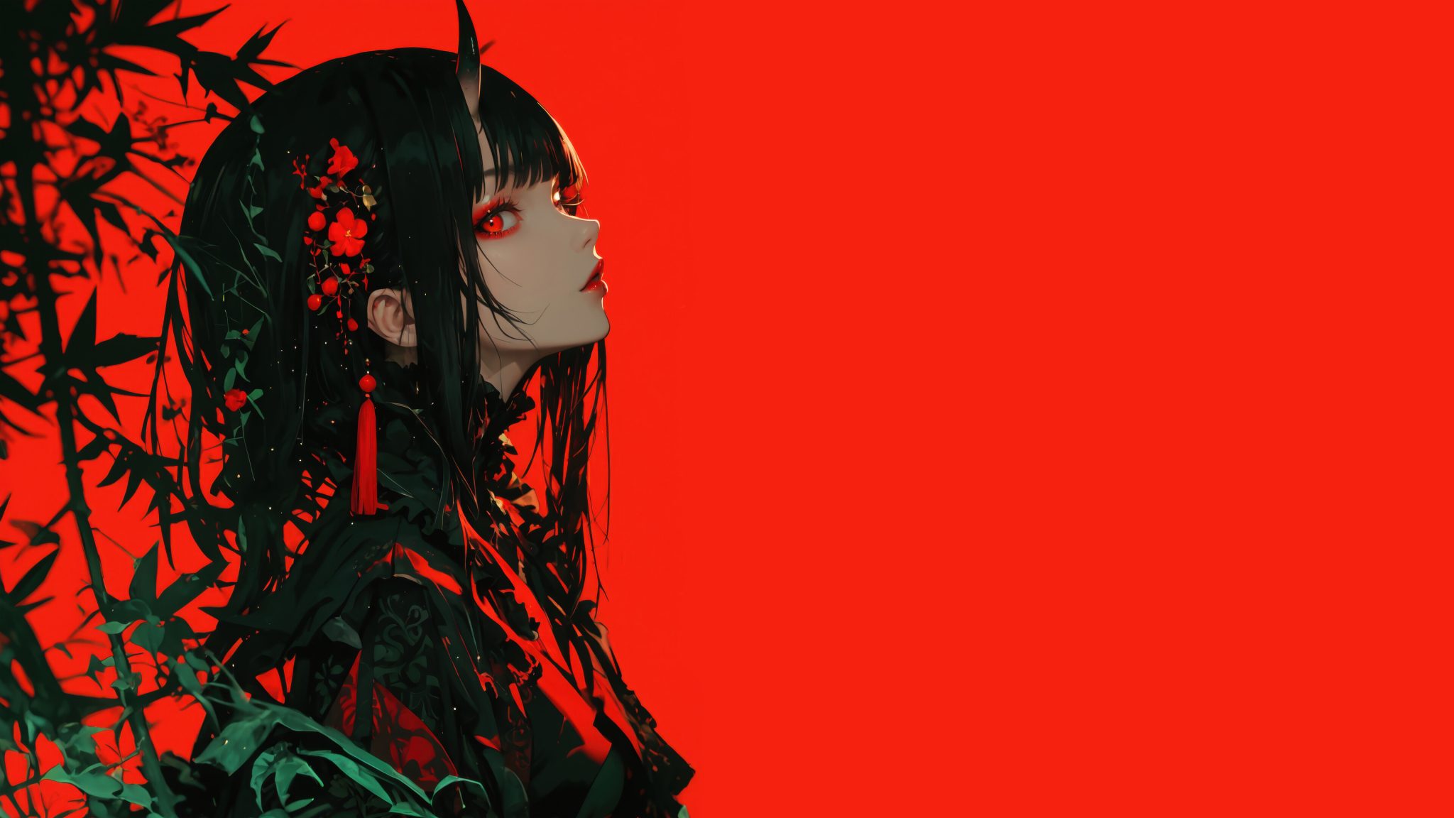 Hellfire Anime Girlies – 4K Theme for Windows 10 / 11
