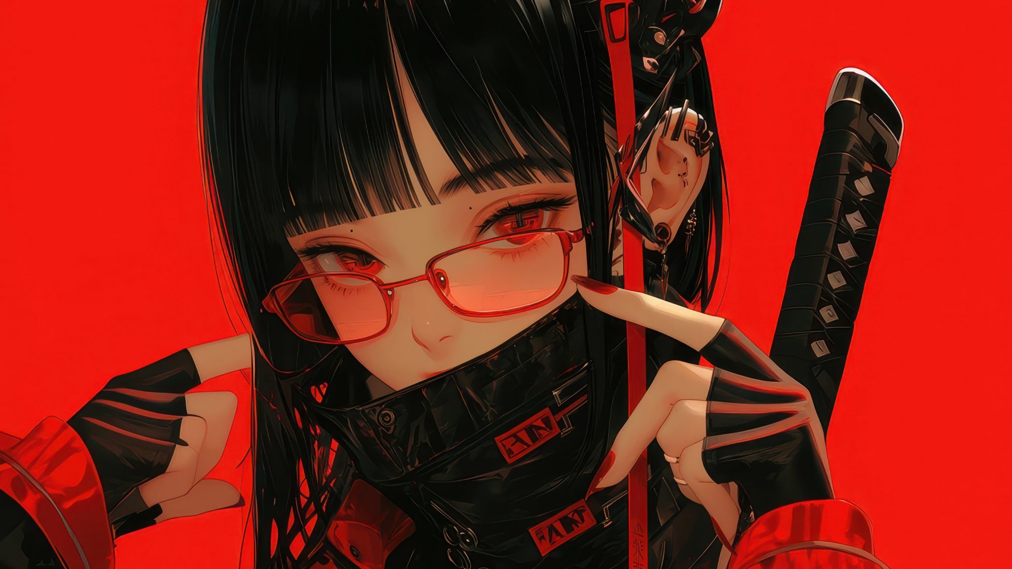 Hellfire Anime Girlies – 4K Theme for Windows 10 / 11